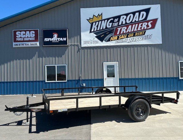 New 2024 H&H 82X12 SA 3,5k Steel Utility Trailer | Bemidji Minnesota