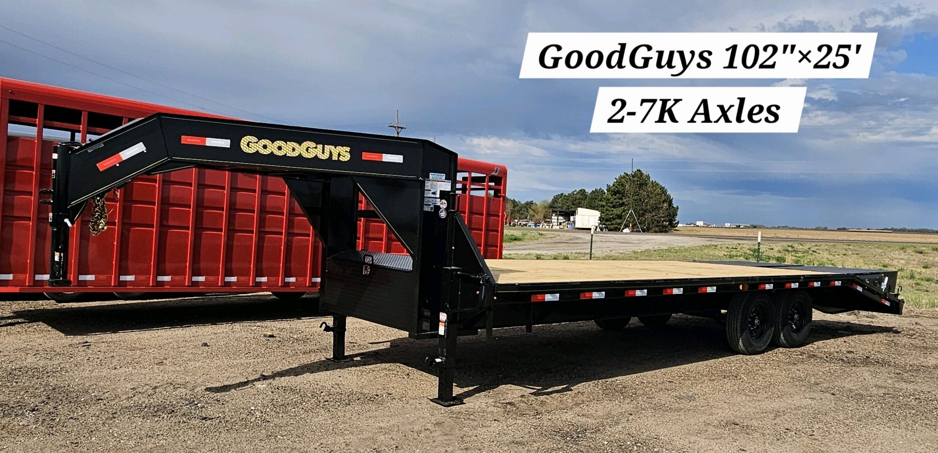 New 2025 Good Guys Trailers 102" x 25' w/7K Axles Flatbed Trailer | St ...