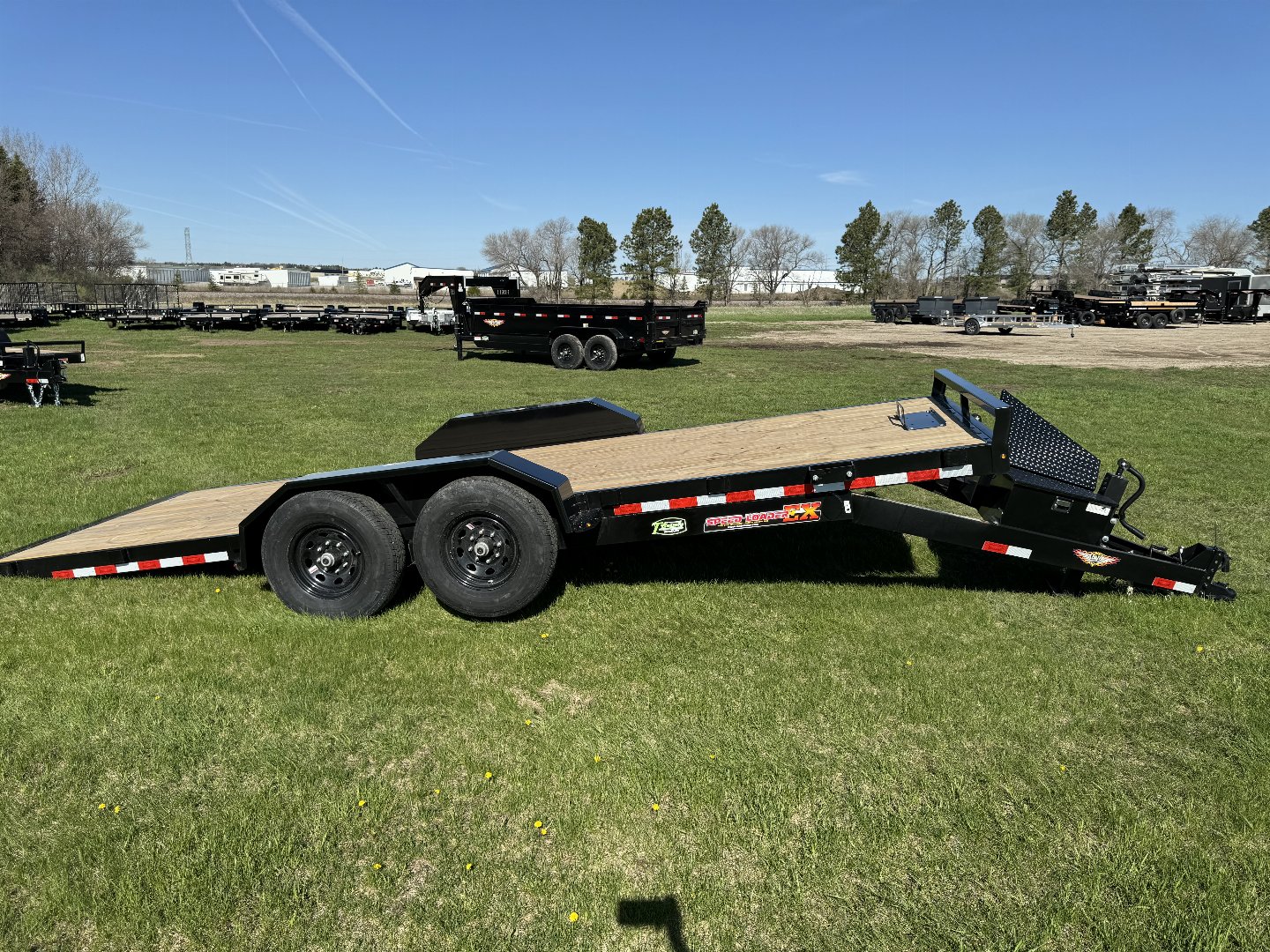 New NEW 2024 H&H 82"x20' Aluminum 2-3500lb axles=7K Railside Utility ...