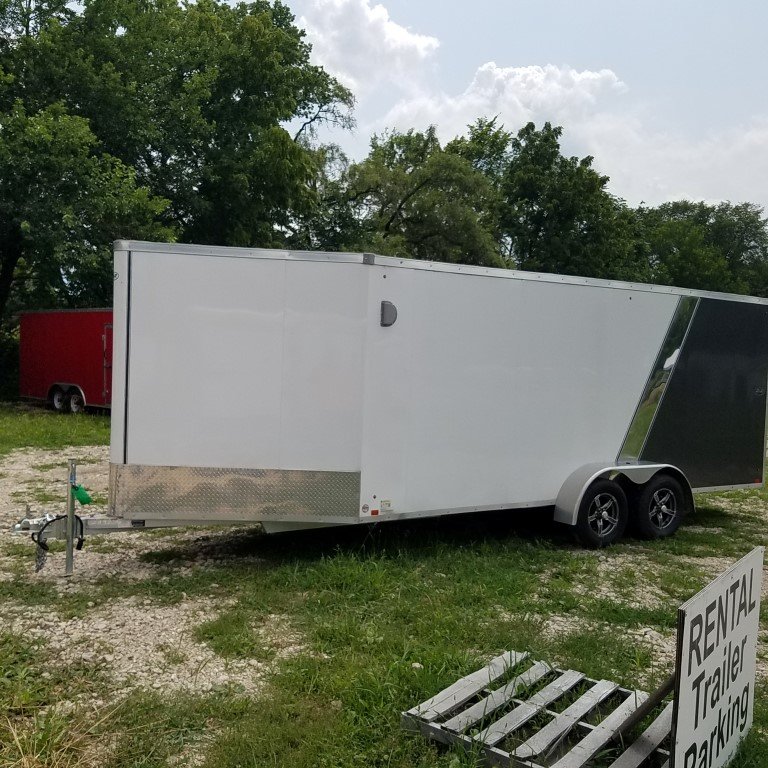 Used 2023 R&R 7x18 All Aluminum Drive Thru Snowmobile Trailer | Seneca ...