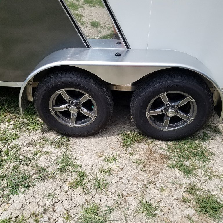 Used 2023 R&R 7x18 All Aluminum Drive Thru Snowmobile Trailer | Seneca ...