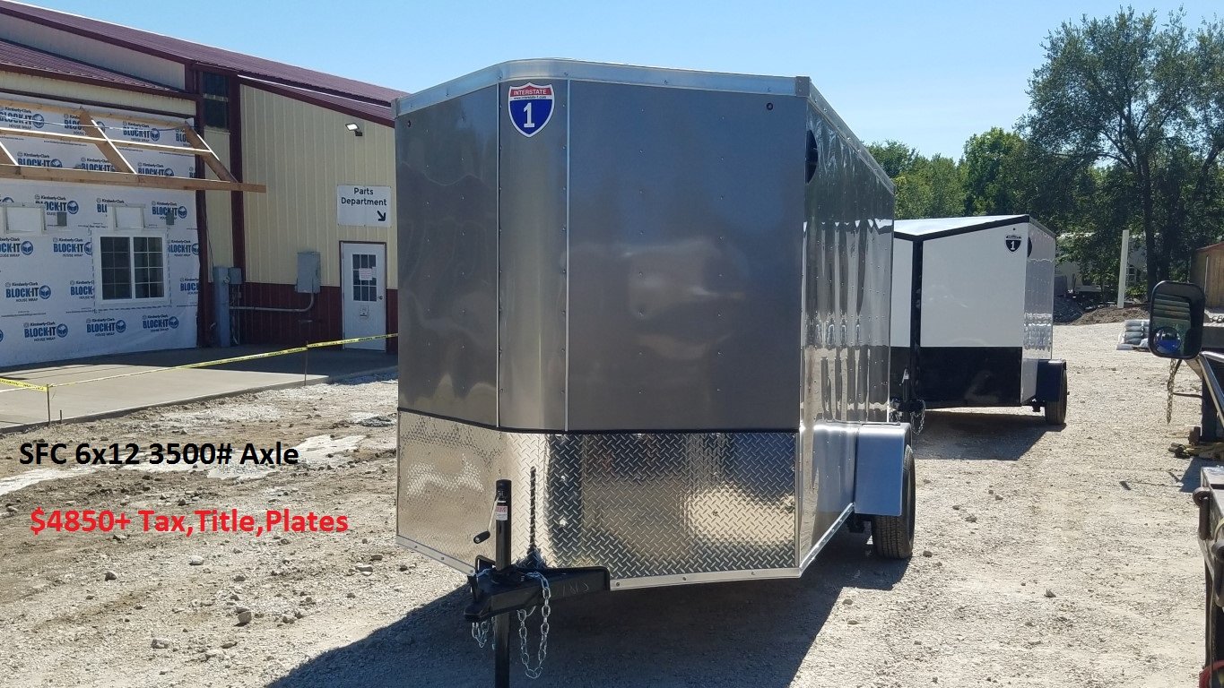 New 2025 INTERSTATE CARGO 6x12 SFC Enclosed Cargo Trailer | Seneca Illinois