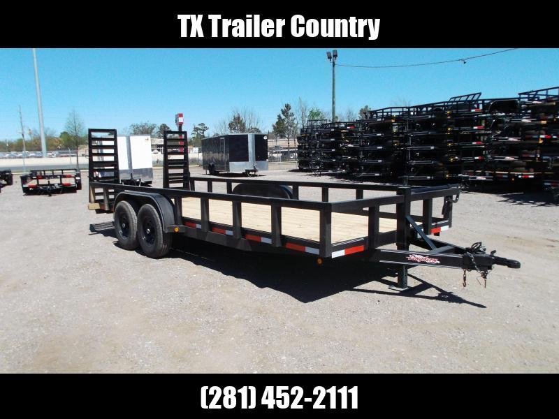 New 2024 J&C Trailers 83x16 Utility Trailer / 7000# Axles / 3" Square ...