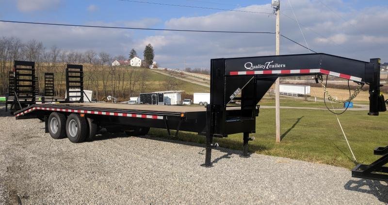 New NEW 2024 Quality 25+5 HD PRO Deckover Gooseneck w/ Spring Assist ...