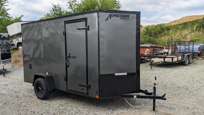 New 2024 Homesteader 6x12 Intrepid V-Nose Cargo Trailer w/ Ramp Door ...