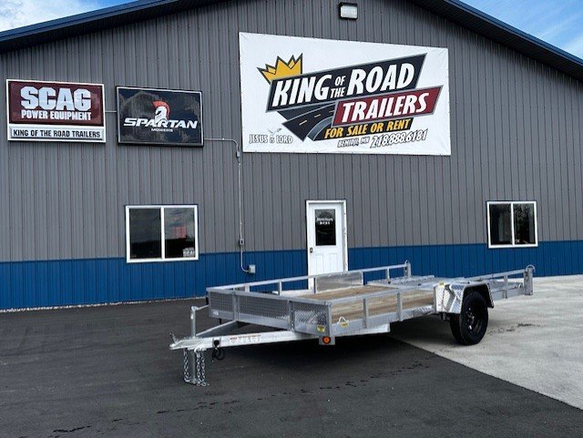New 2024 Quality Steel and Aluminum 82X14 SA Alum Utility Trailer ...