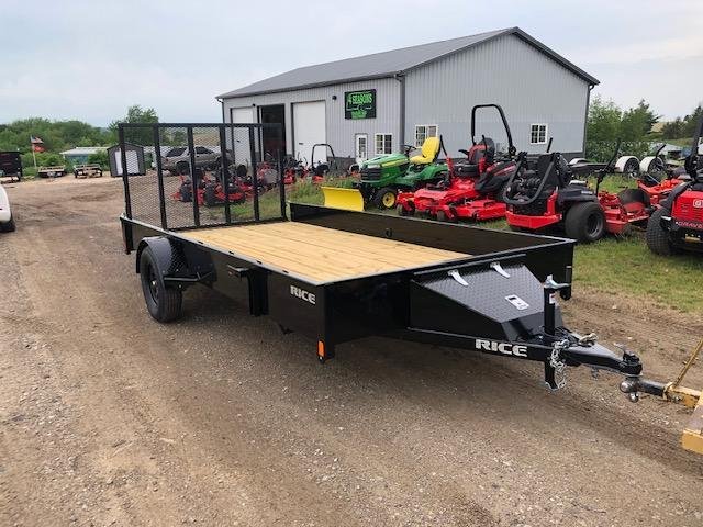 New 2023 RICE TRAILERS 82"X14' Stealth solid side utility trailer ...