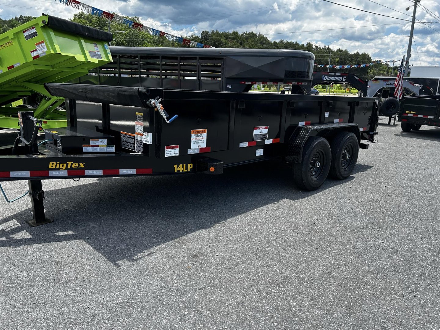 New 2024 Big Tex Trailers 14LP-14 Dump Trailer | Sevierville Tennessee