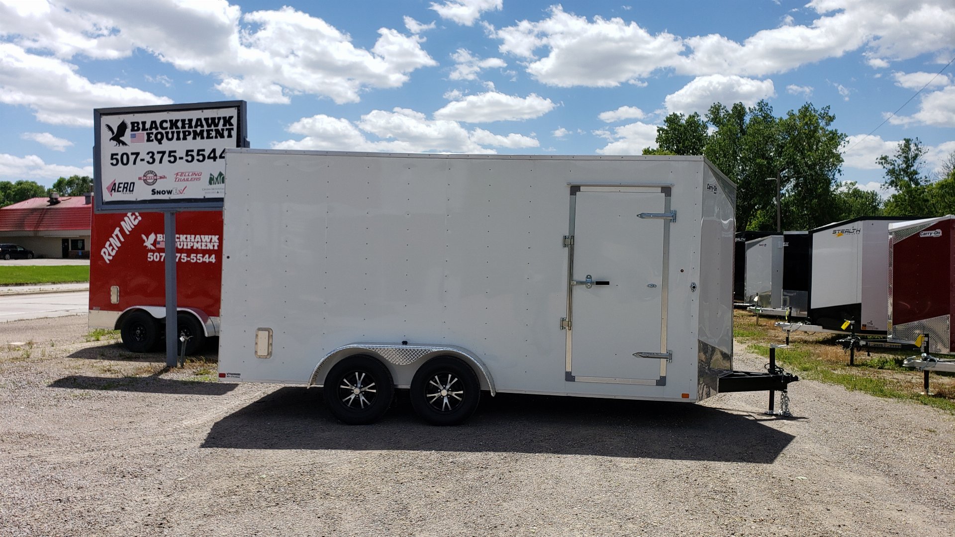 New 2024 CARRY-ON 7X16 Enclosed Cargo / Enclosed Trailer | Lake Crystal ...