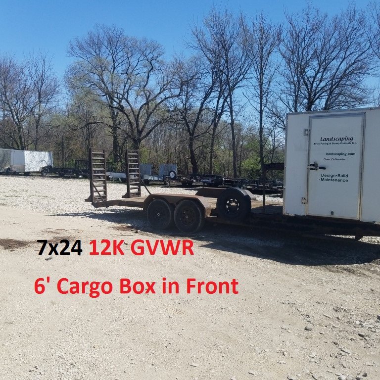 Used 2012 J&B Enterprizes 7x24 12K Equipmrailer | Seneca Illinois