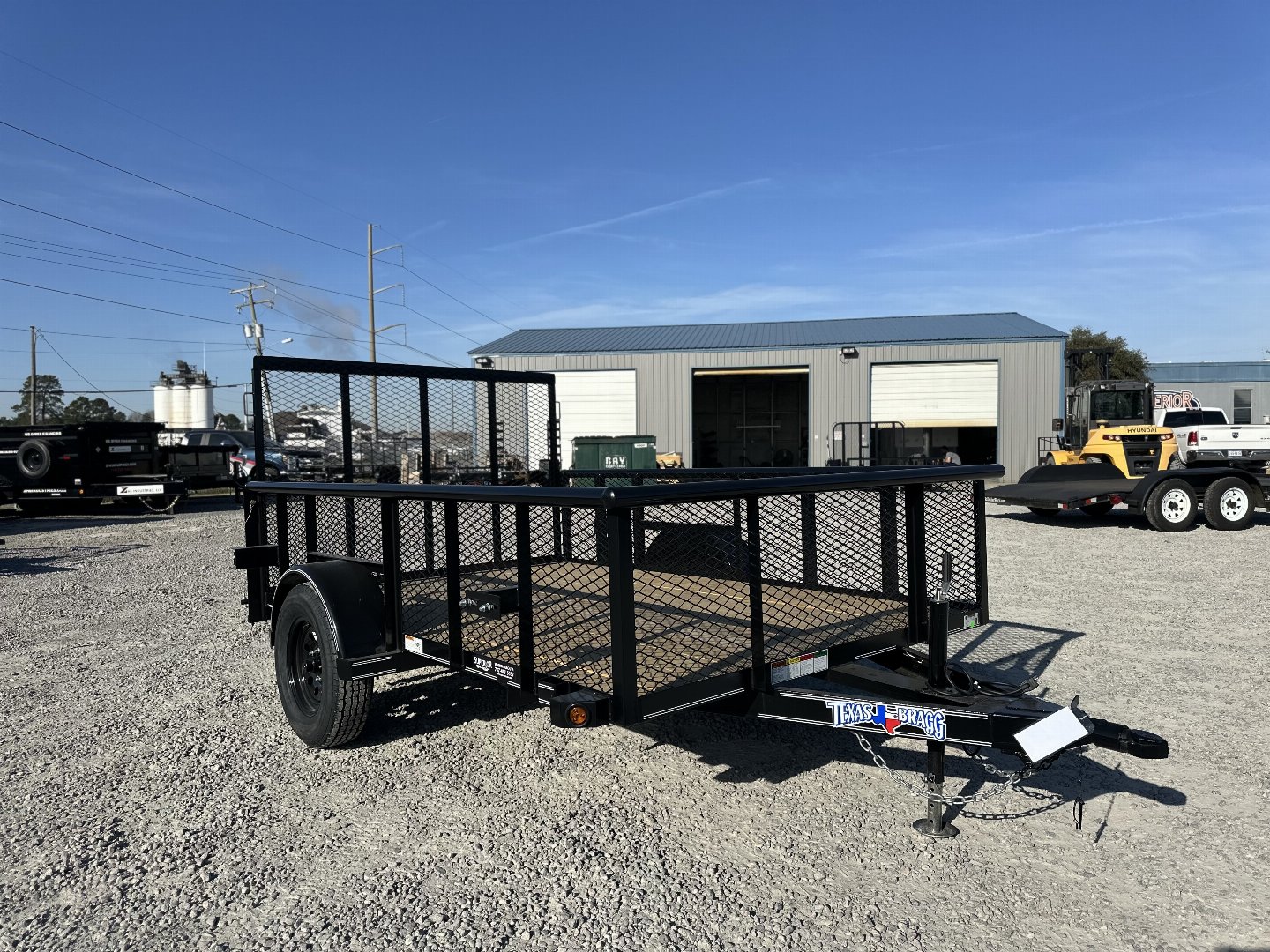 New 2024 TEXAS BRAGG TRAILERS 6x10P w/ 2ft Expanded Sides and Gate ...