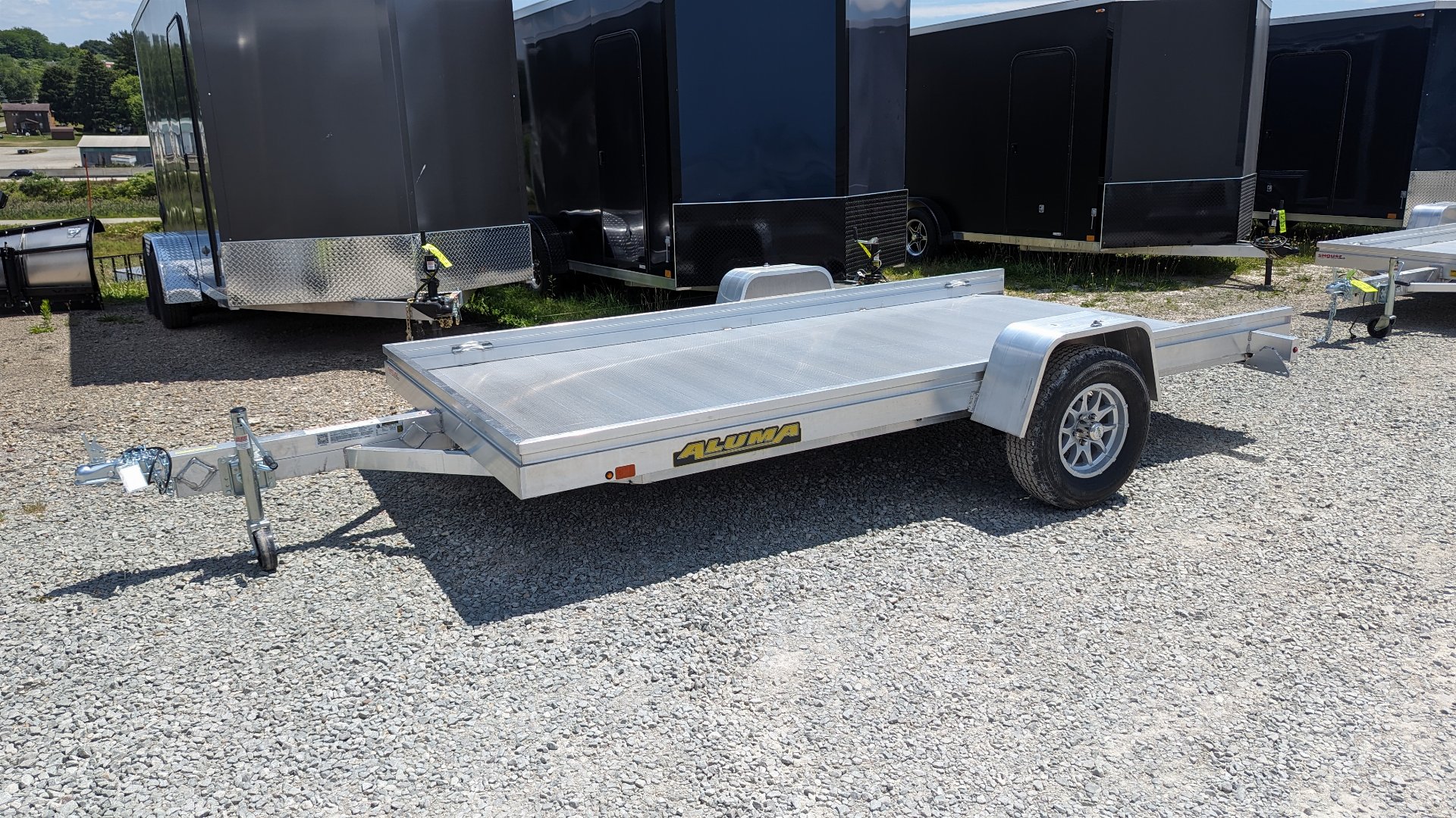 New 2025 Aluma 6x12 HD Utility w/ Underbody Slide Out Ramp | Mount ...