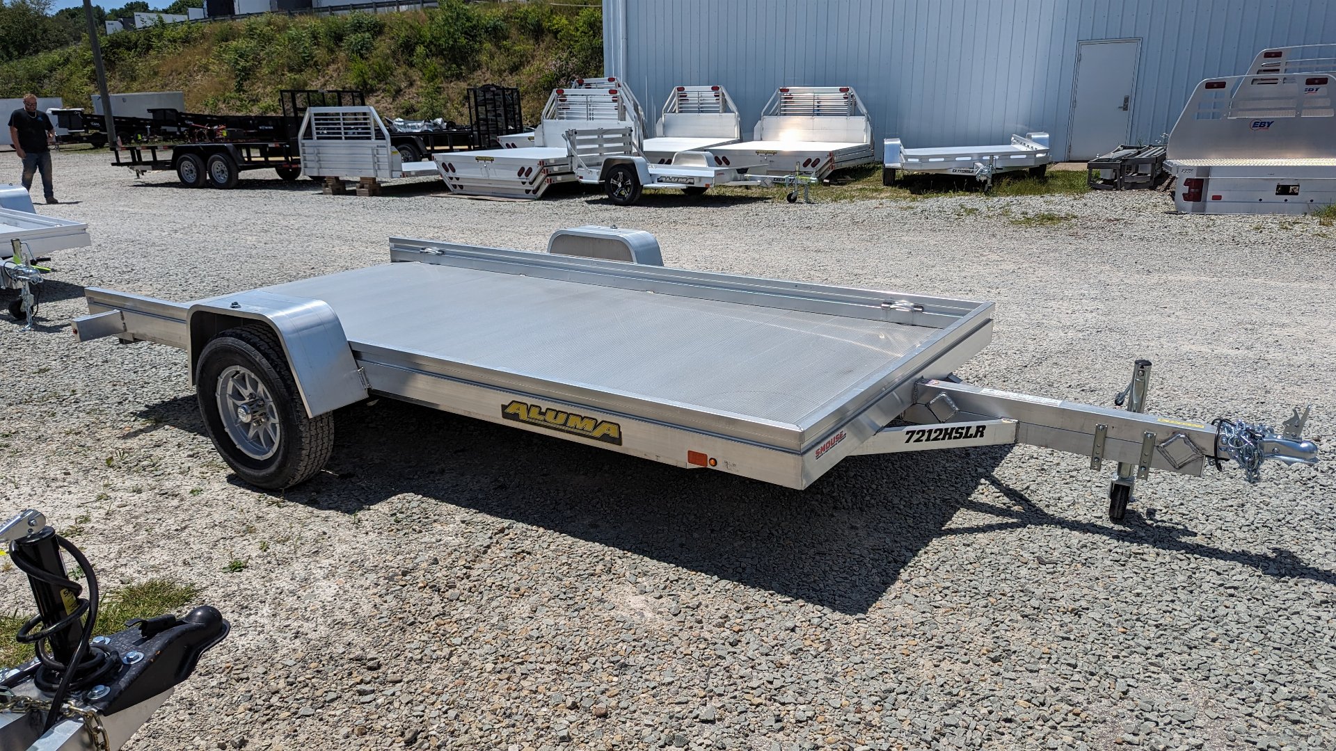 New 2025 Aluma 6x12 HD Utility w/ Underbody Slide Out Ramp | Mount ...