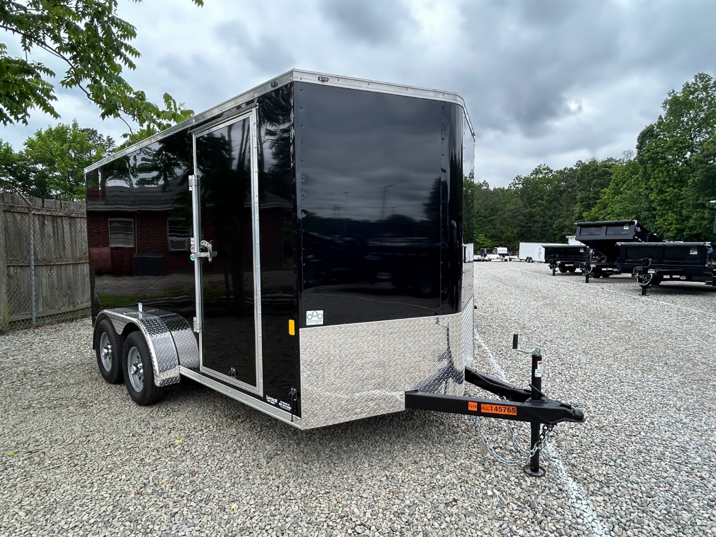 New 2025 CONTINENTAL CARGO 7x14 w/ Ramp Door Cargo / Enclosed Trailer ...