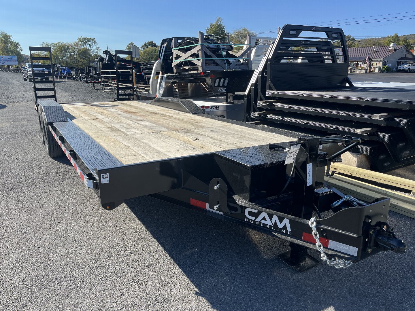 New 2025 CAM 20+2' Drive-over Fender - OAK DECK Equipment Trailer ...