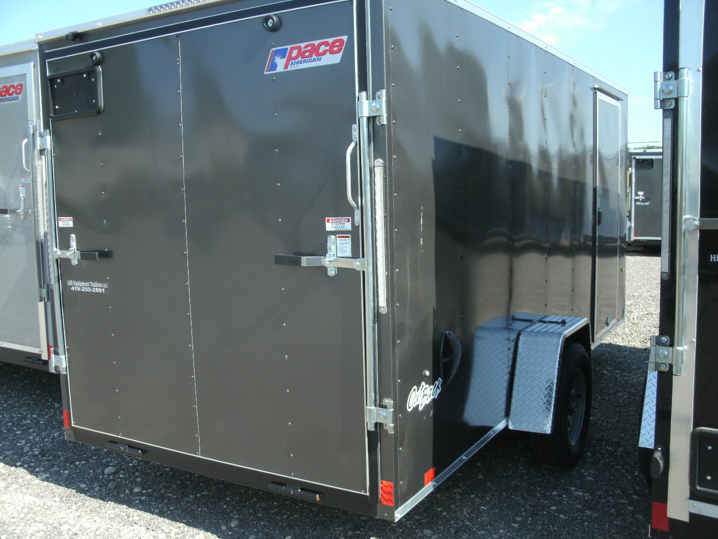 New 2025 Pace American 6 x 14 w/brake Cargo - Outback Dlx Ft V-nose ...