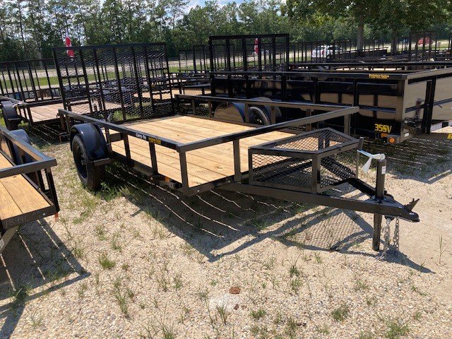 New 2024 Carry-On 6.4x12 GWPTLED Utility Trailer | Pearl River Louisiana