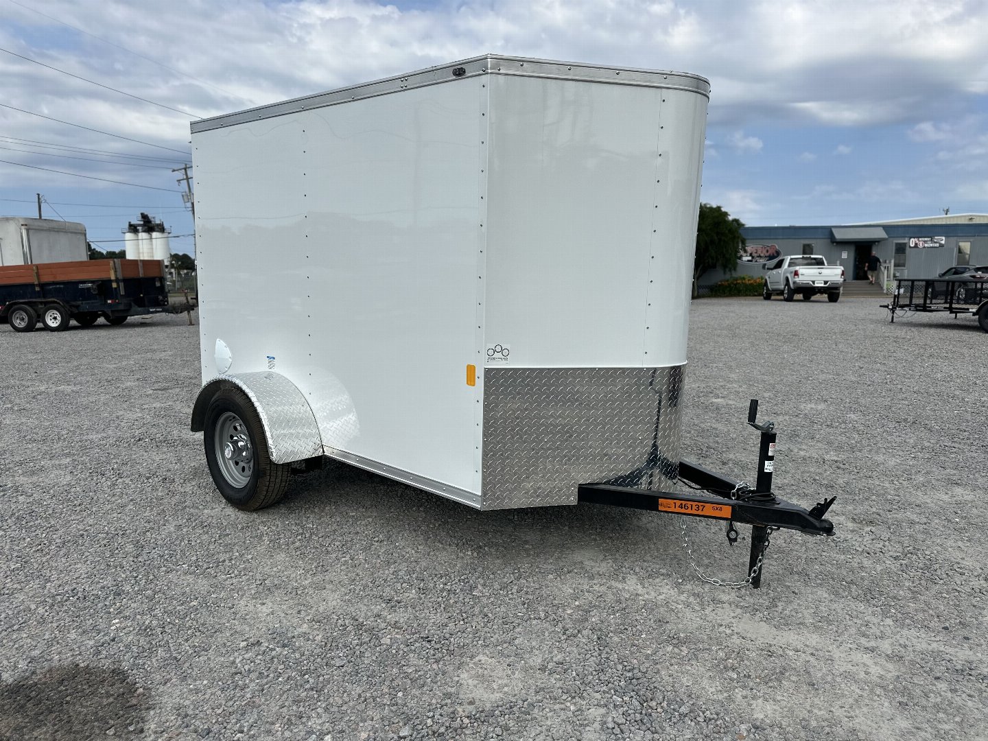 New 2025 CONTINENTAL CARGO 5X8 w/ Ramp Cargo / Enclosed Trailer ...