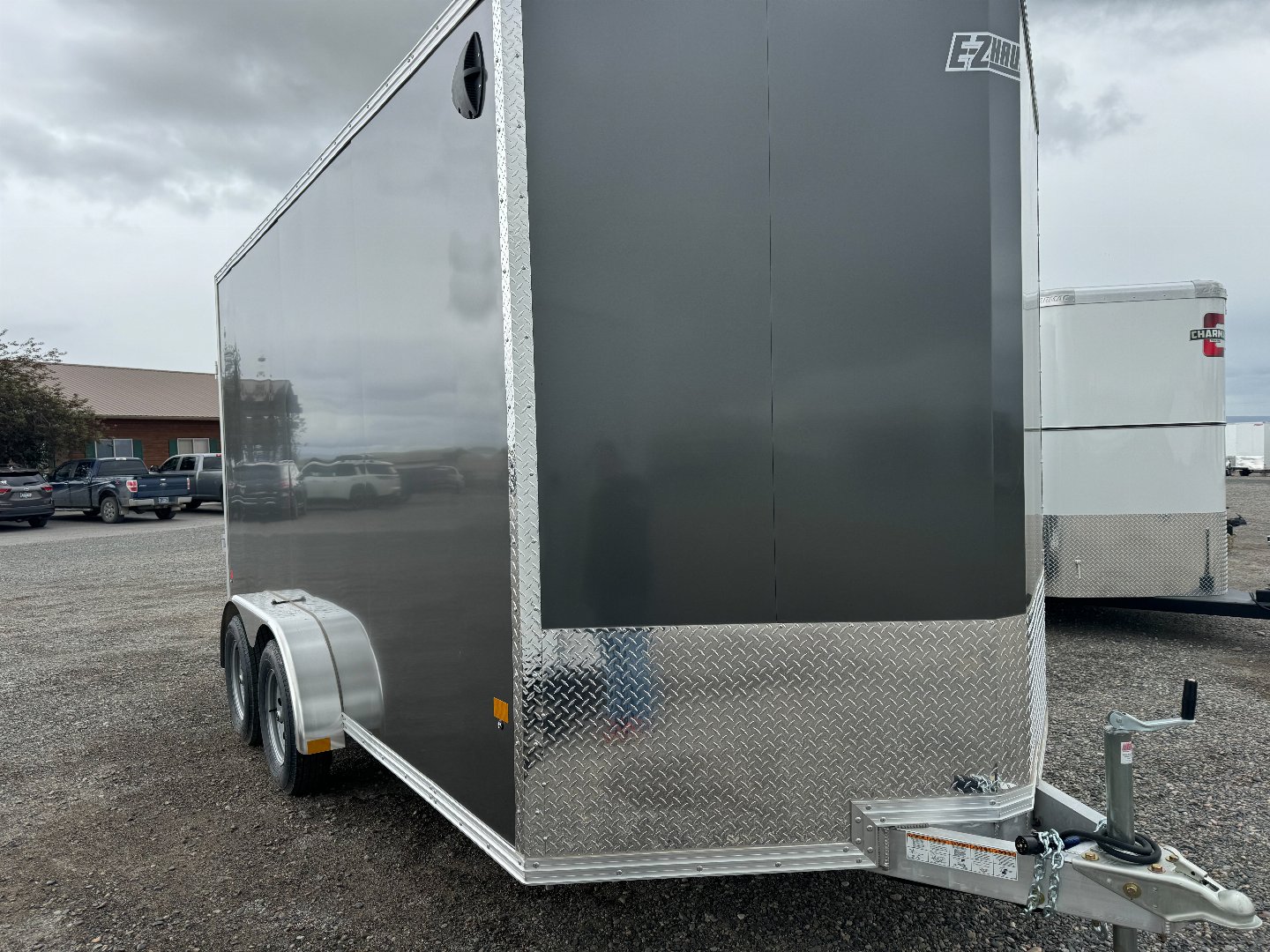 New 2024 ALCOM 7.4x14 EzHauler Cargo / Enclosed Trailer | Three Forks ...