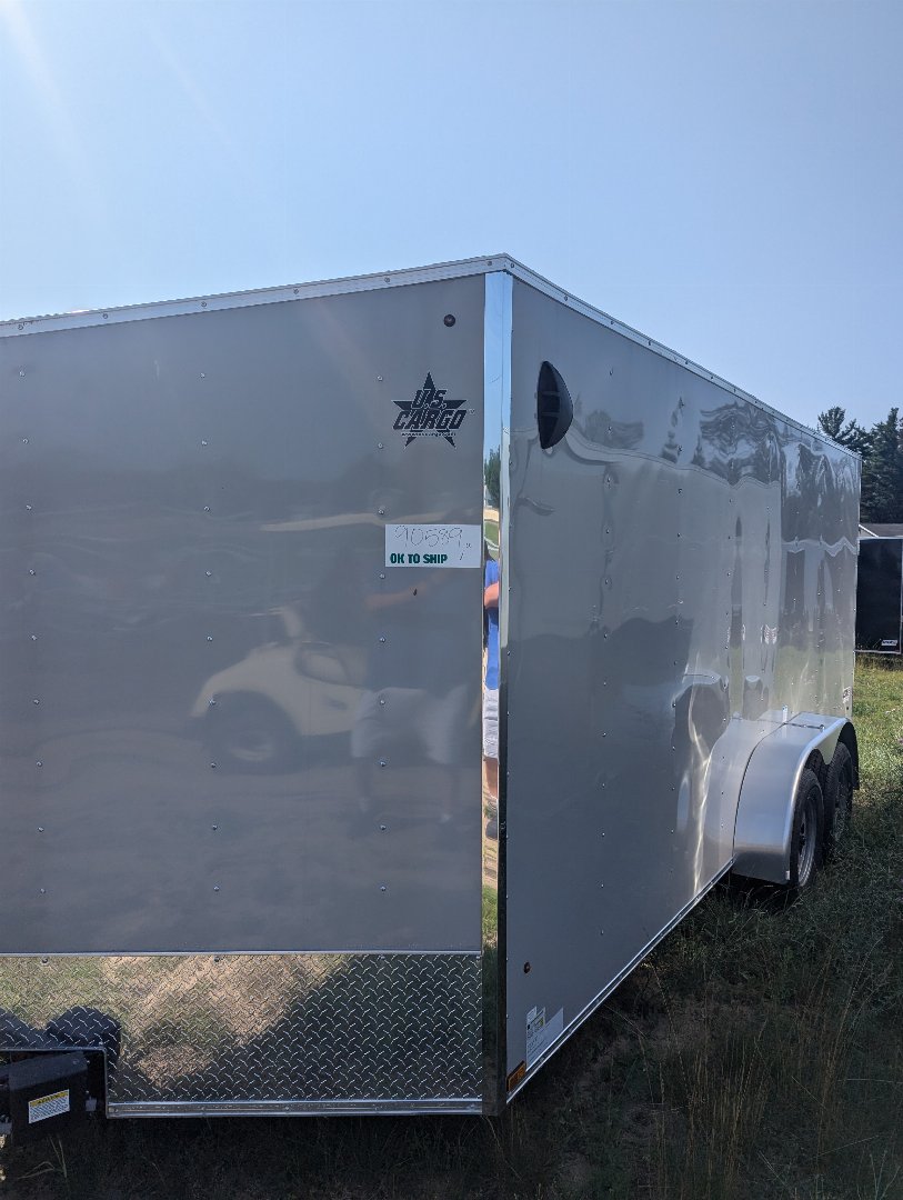 New 2024 16x7 FOREST RIVER US Cargo / Enclosed Trailer | Grayling Michigan