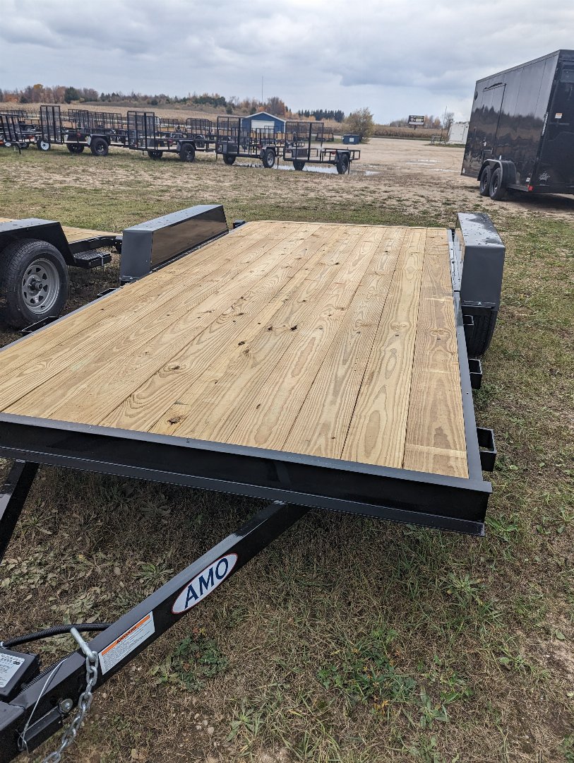 New 2024 AMO 2024 AMO 16' CAR HAULER Car Hauler | Grawn Michigan