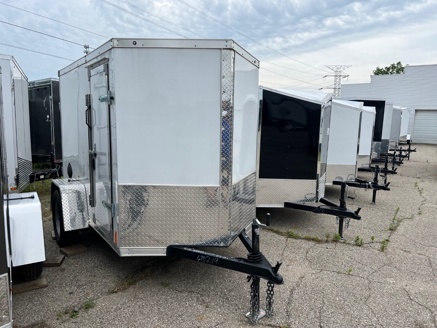 New 2023 MTI TRAILERS 5 x 8 Enclosed Trailer w/ Ramp Door (Single) | Monroe Michigan