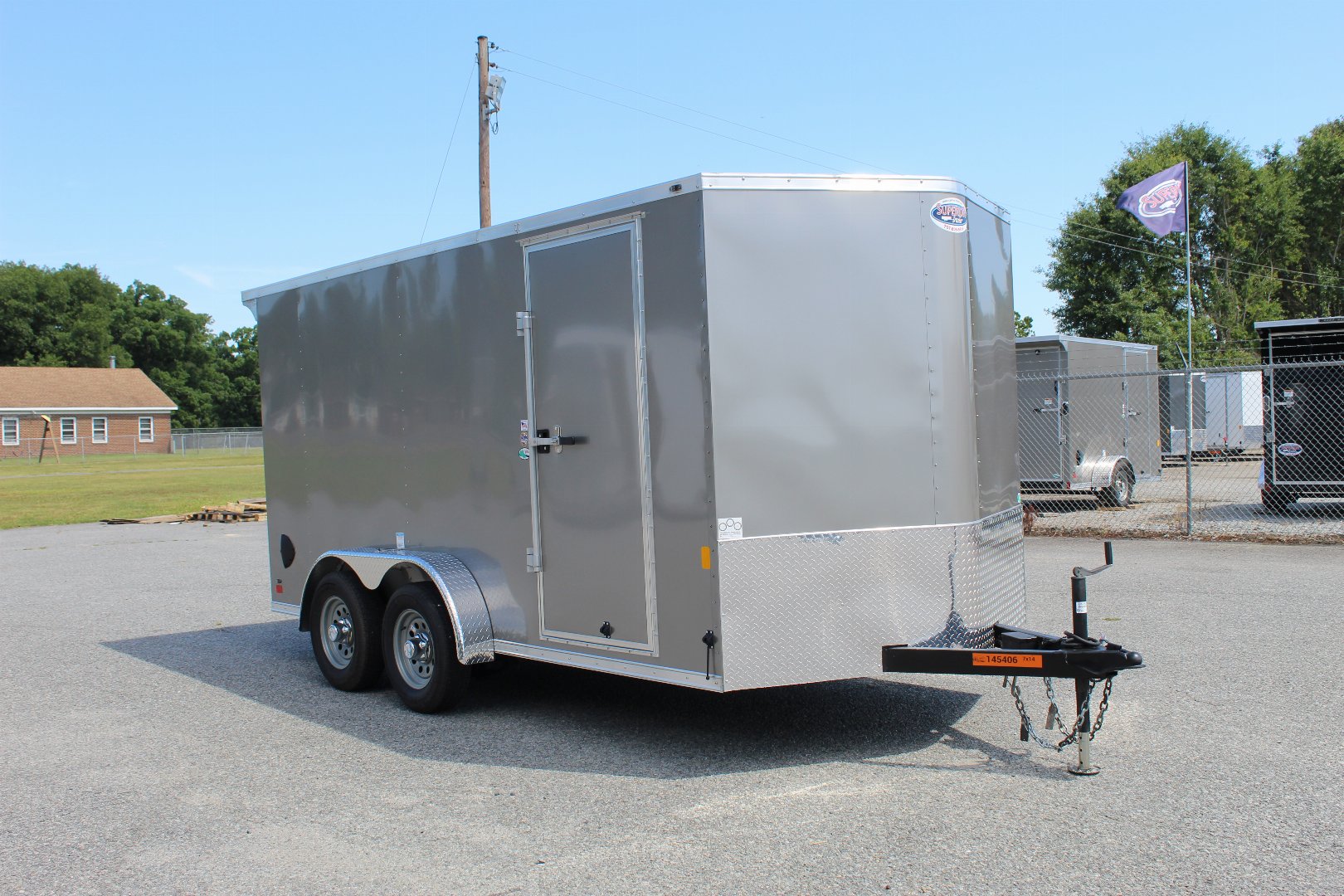New 2025 CONTINENTAL CARGO 7x14 w/ Ramp Door Cargo / Enclosed Trailer ...
