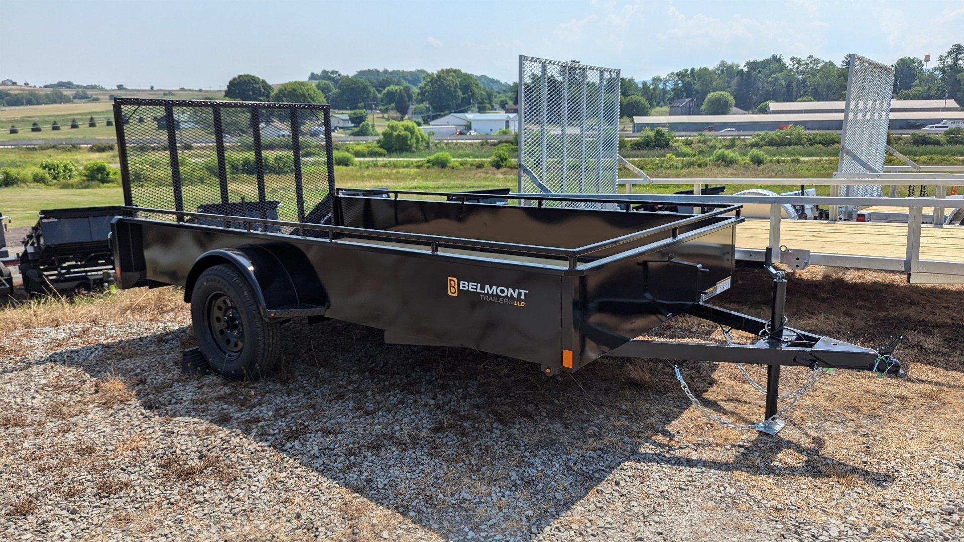 New 2024 Belmont 6x12 Solid Side Utility Trailer w/ Lay Flat Gate ...