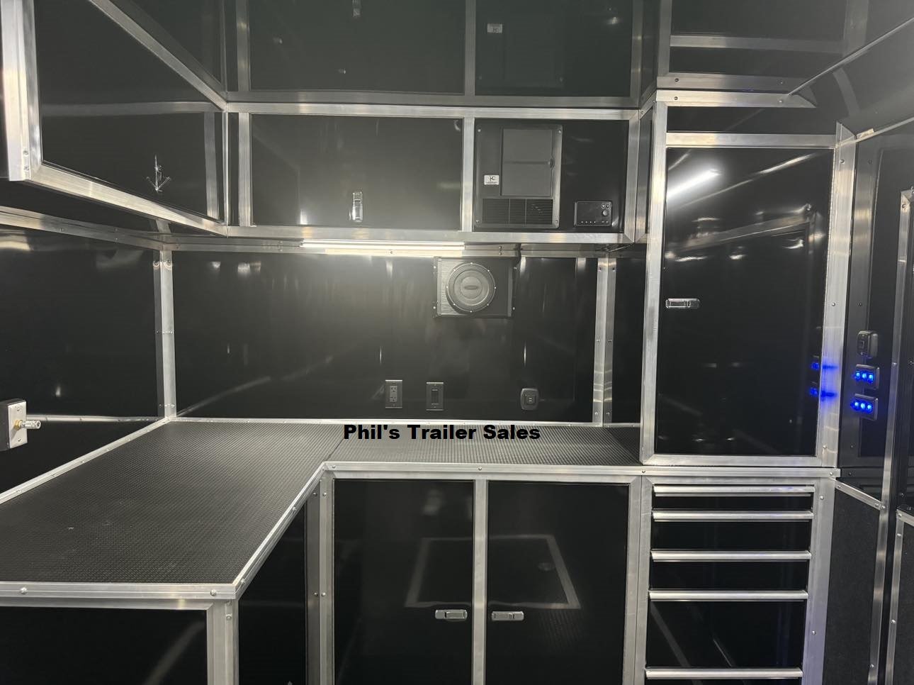 New 2025 HAULMARK NEW 85X34 EDGE ENCLOSED RACE TRAILER ELECTRIC AWNING ...