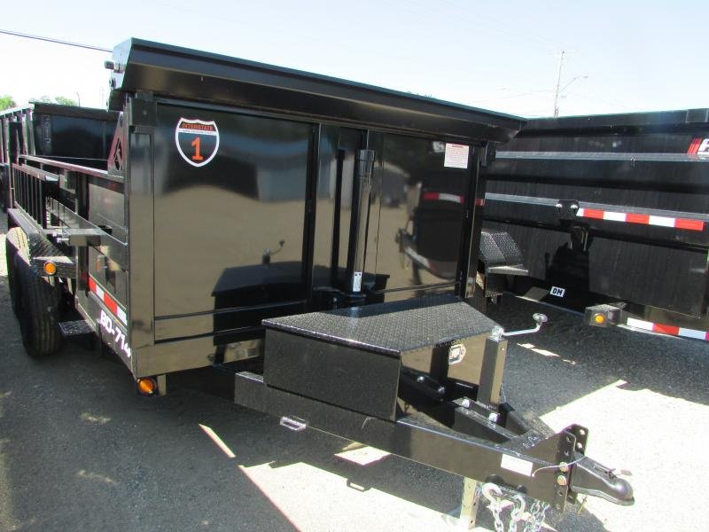 New 2024 Interstate Trailers 14' 14K GVWR TELESCOPIC LIFT DUMP TRAILER ...