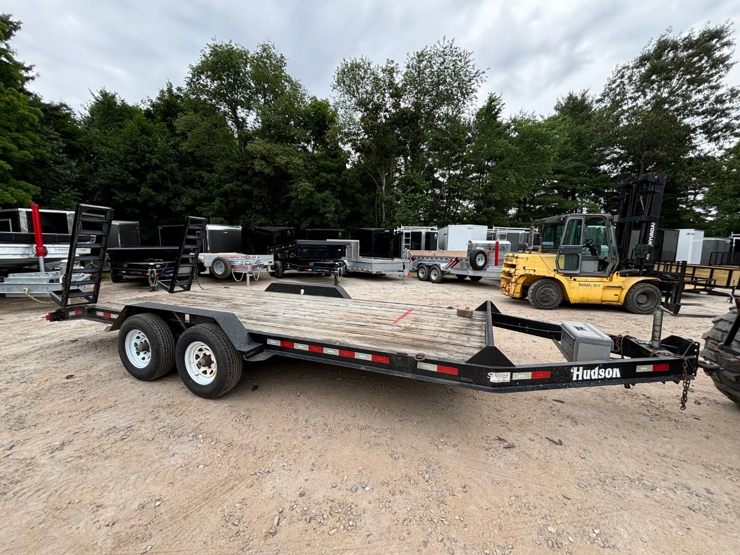 Used USED* 2011 Hudson 7x18 Equipment Trailer/9990gvw | Goffstown New ...