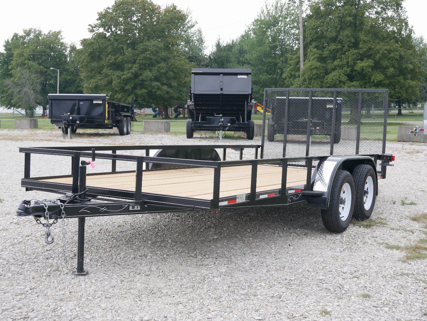 New 2024 Wesco UT-16 EW Utility Trailer | Elnora Indiana