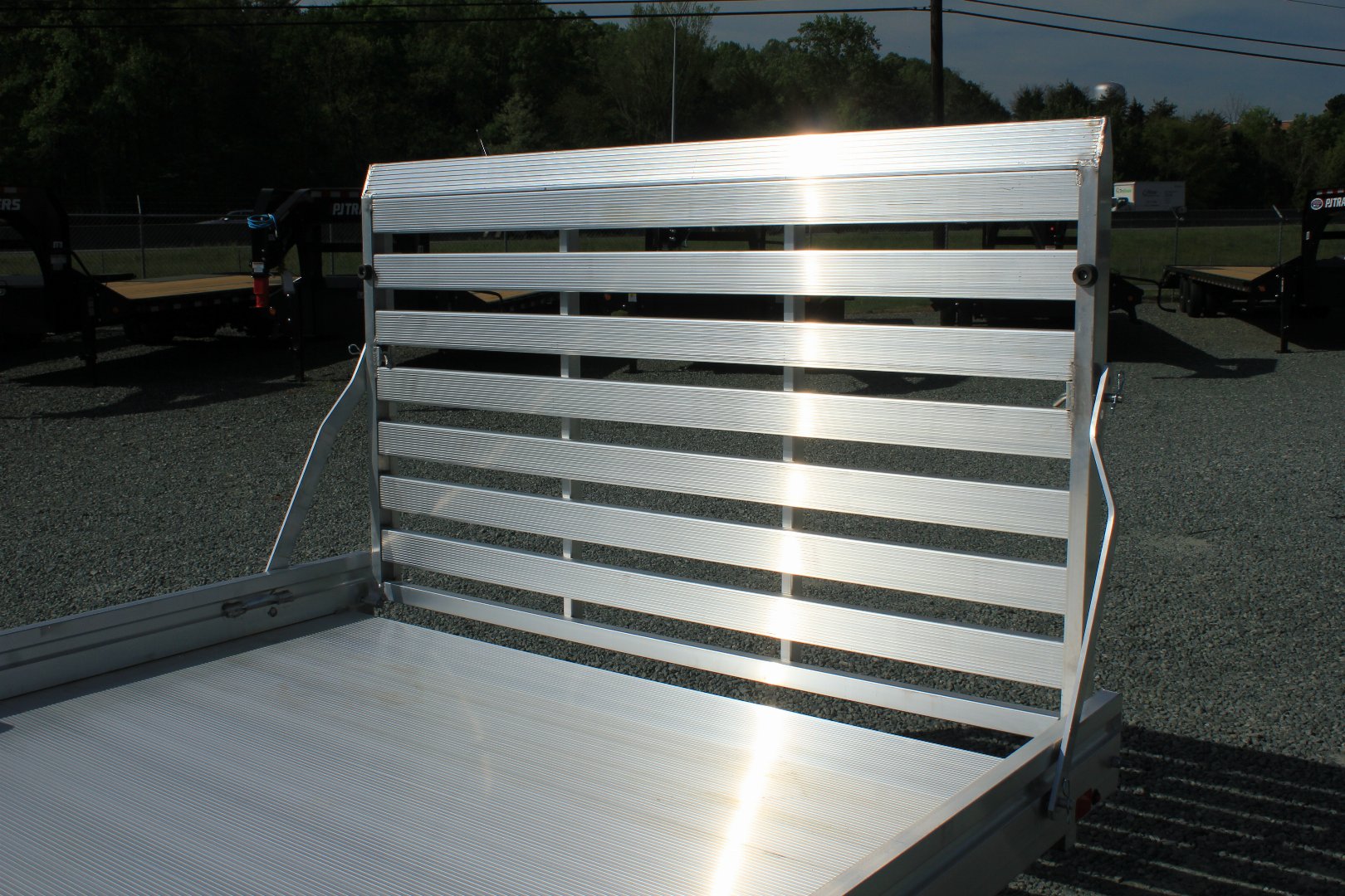 New 2025 ALUMA 7810ES w/Rock Guard & Tailagate Utility Trailer ...