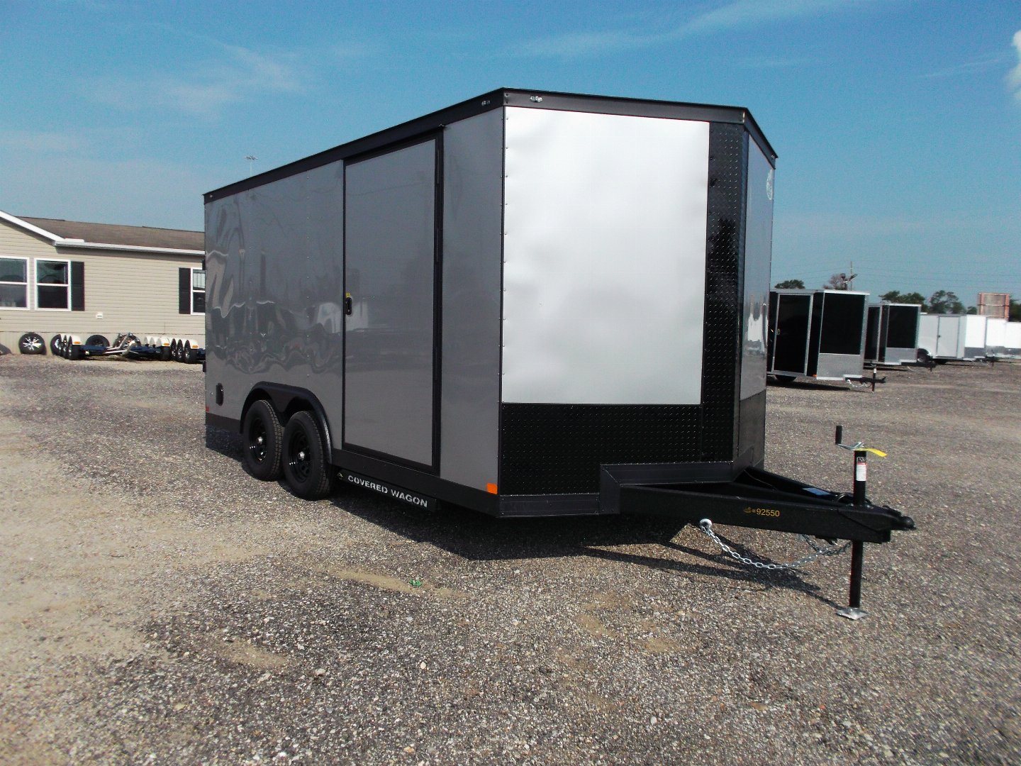 New 2024 COVERED WAGON TRAILERS 8.5x16 Cargo Trailer / Car Hauler ...