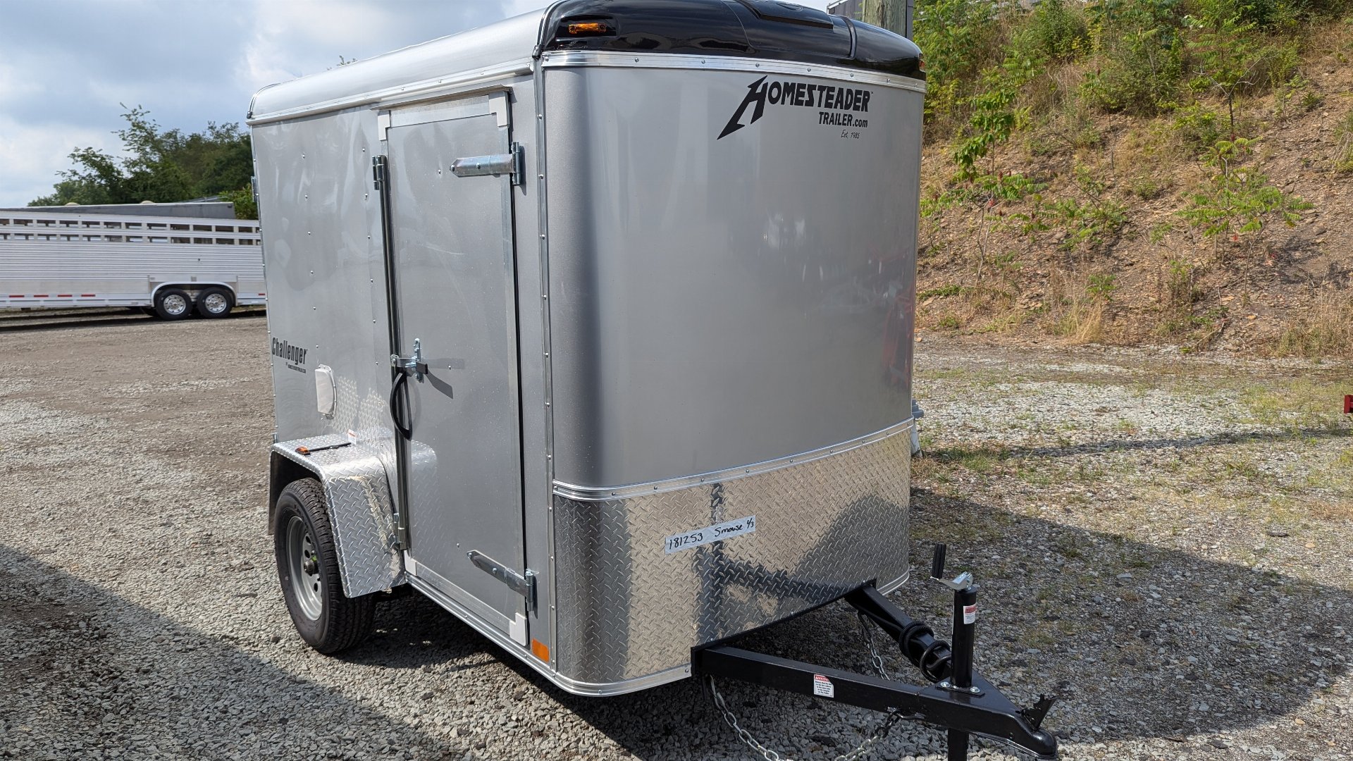 New 2025 Homesteader 5x8 Challenger Cargo Trailer w/ Single Barn Door ...