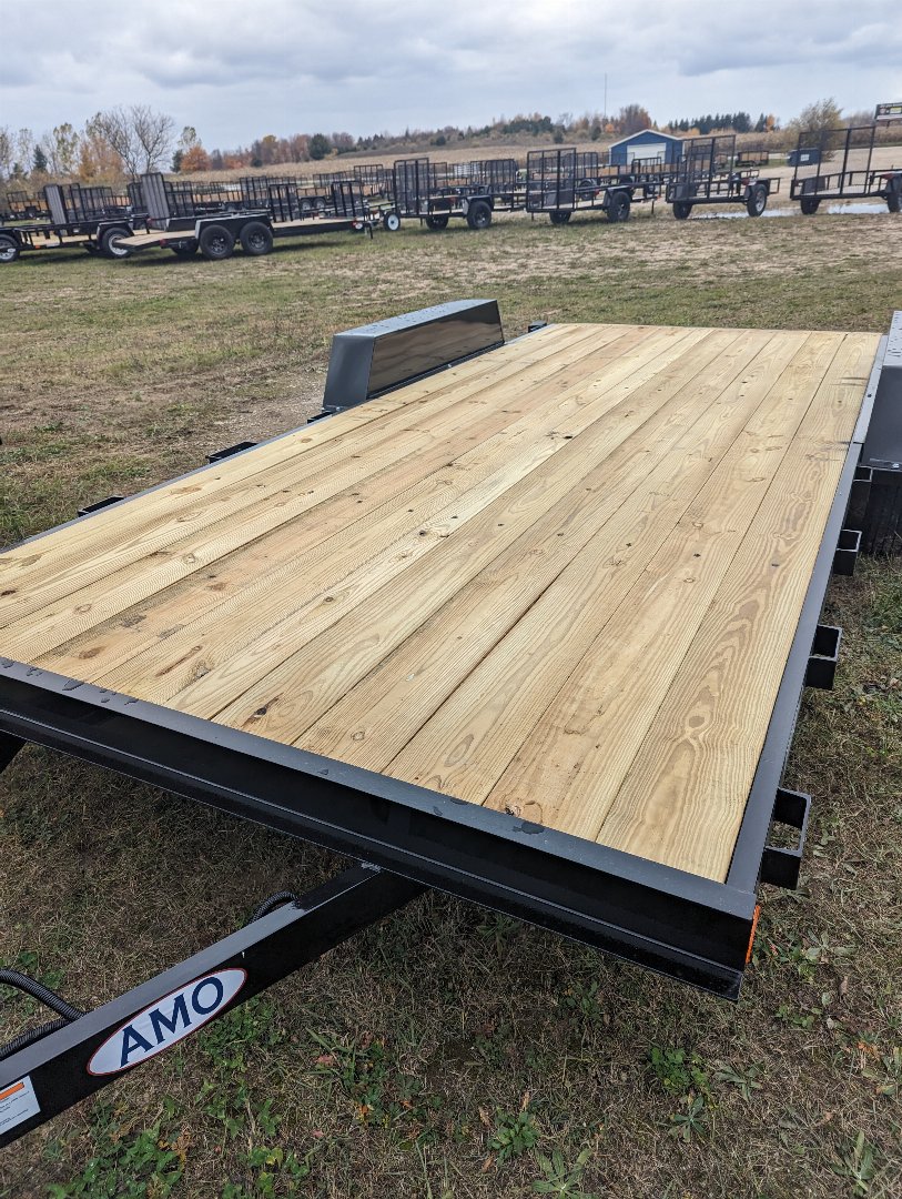 New 2024 AMO 18' Car Hauler Trailer | Grawn Michigan