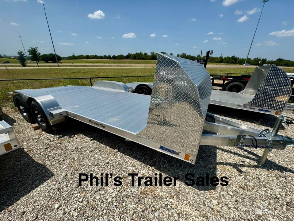 New 2024 Mission 20' ALL ALUMINUM OPEN CAR HAULER Utility Trailer HEAVY ...