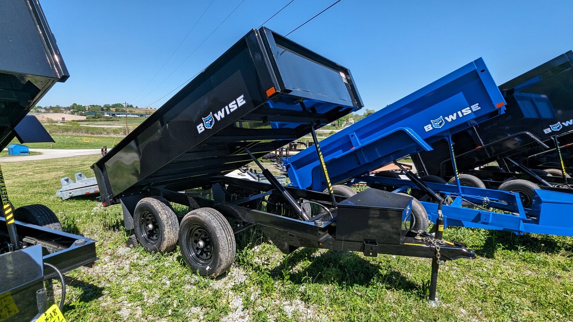 New 2025 BWise 6x10 Deckover Dump Trailer w/ One Piece Gate | Mount ...