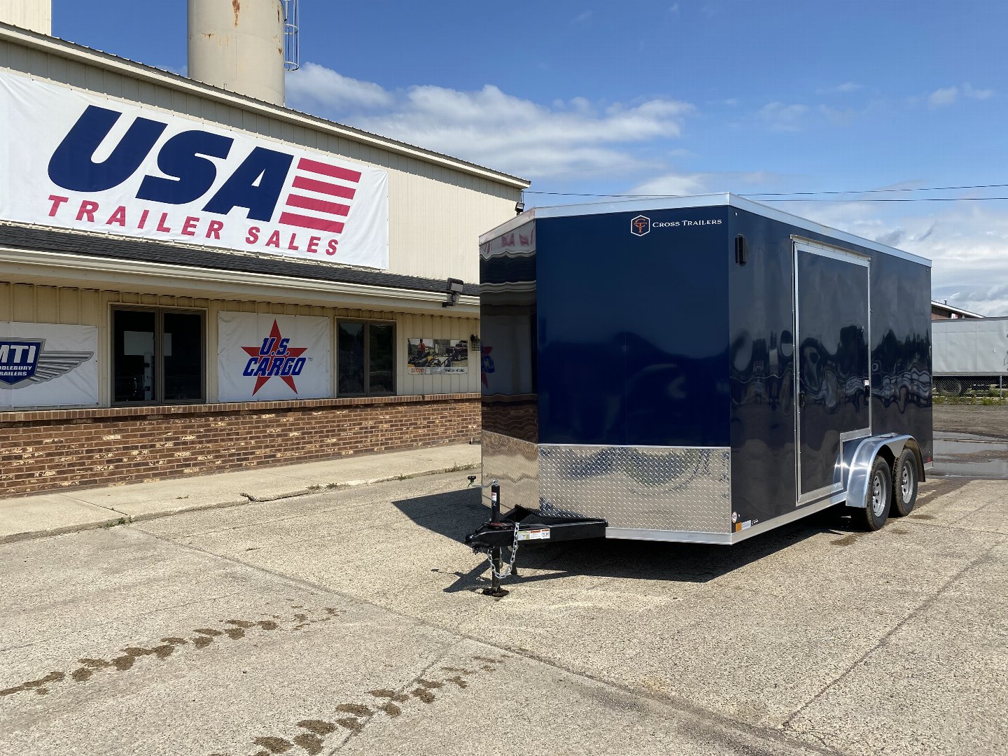 New 2025 CROSS TRAILERS 7.5X16 V-Nose Ramp +12 UTV Cargo / Enclosed ...