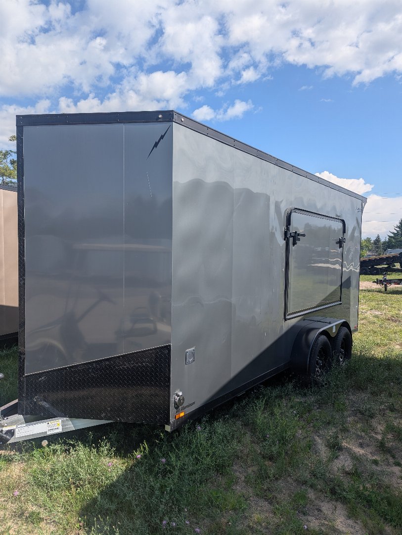 New 2024 Lightning Trailers 7X16 Cargo / Enclosed Trailer | Grayling ...