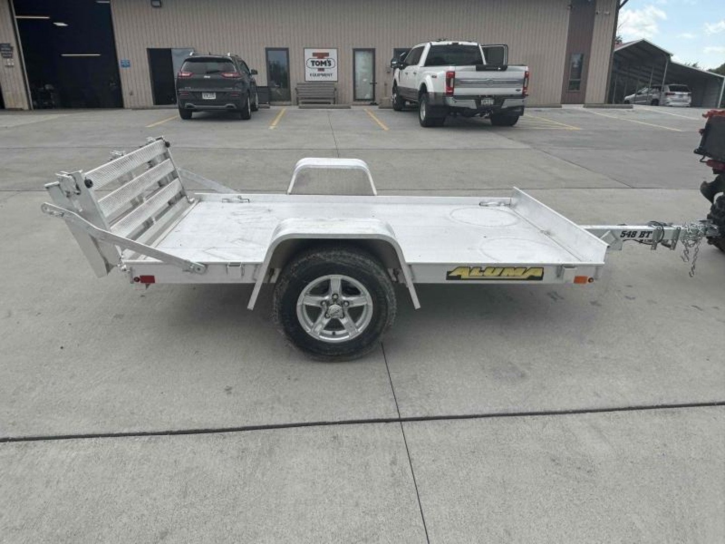 New 2026 Aluma Trailers 548 Aluminum Utility Trailer W / Bi-Fold Ramp ...