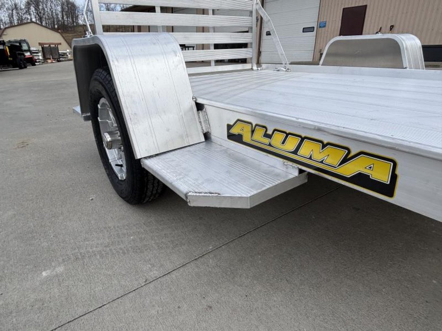 New 2026 Aluma Trailers 638 Aluminum Utility Trailer W/ Ramp 2000# GVWR ...