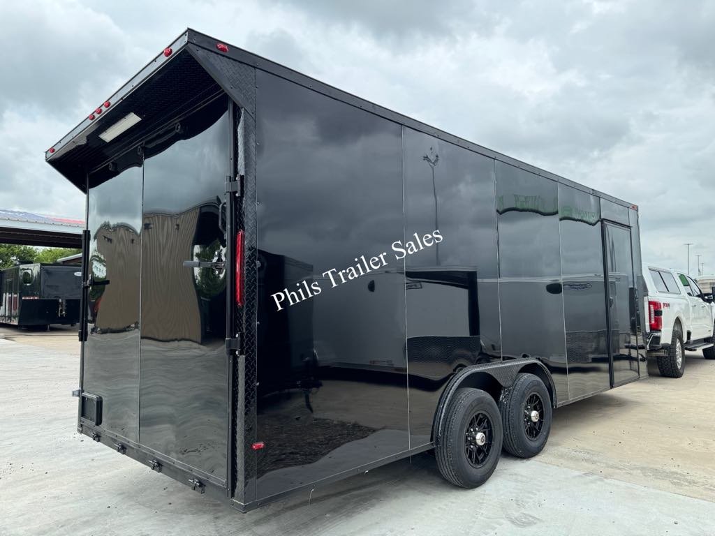 New 2024 8.5X20 BLACKOUT PACKAGE ALUMINUM WHEELS Cargo / Enclosed ...