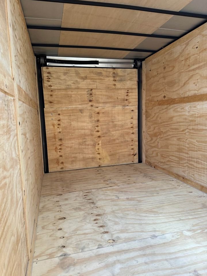 New 2025 7X16 CHARCOAL BLACKOUT ALUMINUM WHEELS Cargo / Enclosed ...