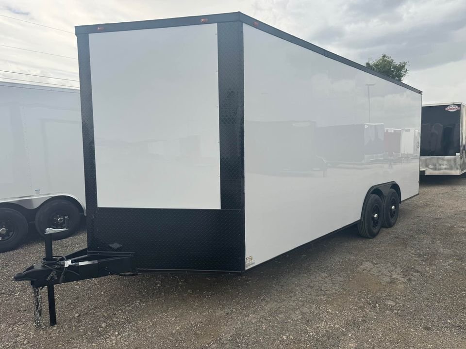 New 2024 8.5X24 BLACKOUT PACKAGE ALUMINUM WHEELS Cargo / Enclosed ...