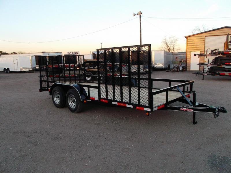 New 2024 J&C Trailers 83x16 Utility Trailer / ATV Trailer / Side by ...