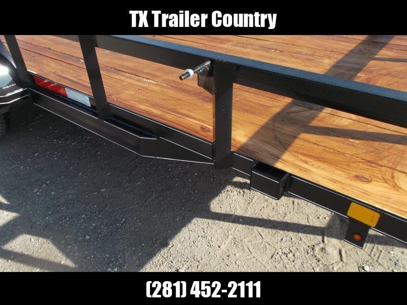 New 2024 J&C TRAILERS 77x14 Tandem Axle Utility Trailer / Lowboy Trailer / 4ft Ramp Gate ...