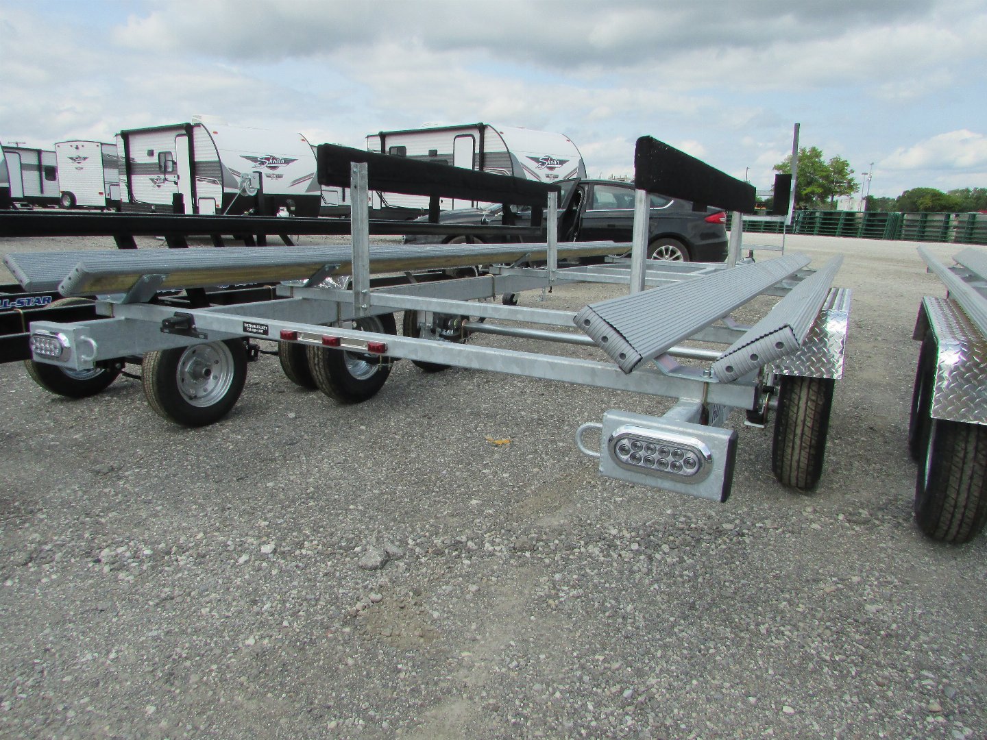 New 2025 Wolverine Trailers 24' TANDEM AXLE BUNK STYLE ALL PRO PONTOON TRAILER Boat Trailer ...