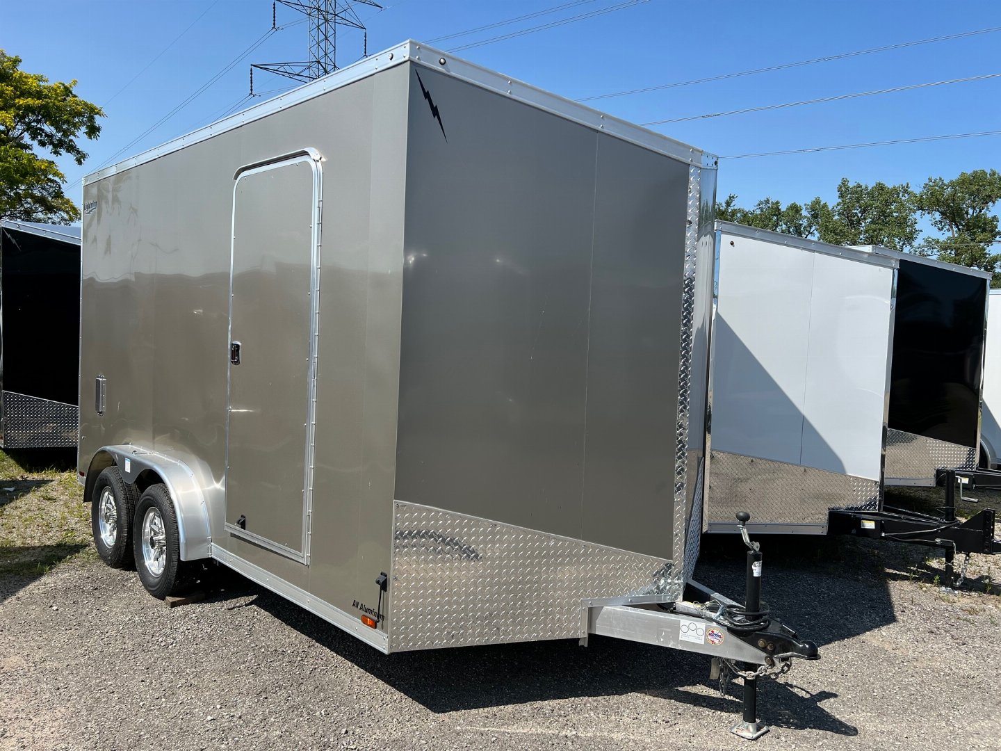 New 2023 LIGHTNING TRAILERS 7.5 X 14 ALL ALUMINUM Enclosed Trailer 7ft ...