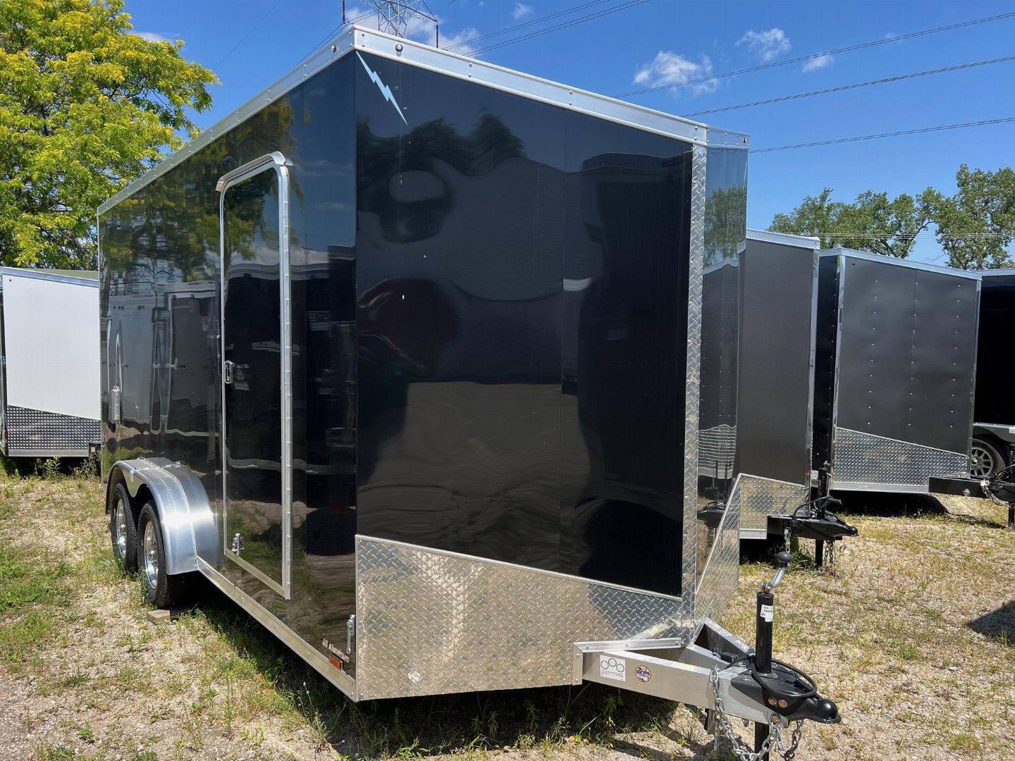 New 2023 LIGHTNING TRAILERS 7.5 X 16 ALL ALUMINUM Enclosed Trailer 7ft ...
